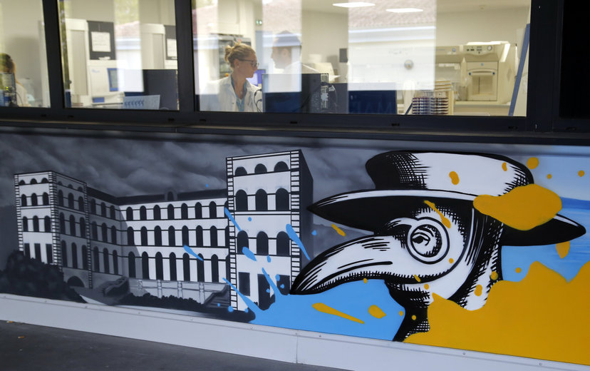 La Timone – Peste et infectiologie version street art – IHU