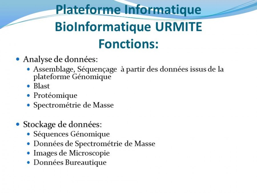 Plateforme BioInformatique – IHU